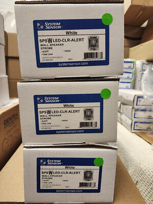 #SPSWLED-CLR-ALERT, Speaker/Strobe, 12/24 VDC, Wall, White, "Alert ...