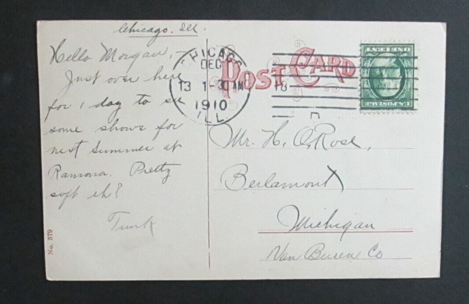 City Hall and County Building Chicago IL Posted DB Postcard | eBay