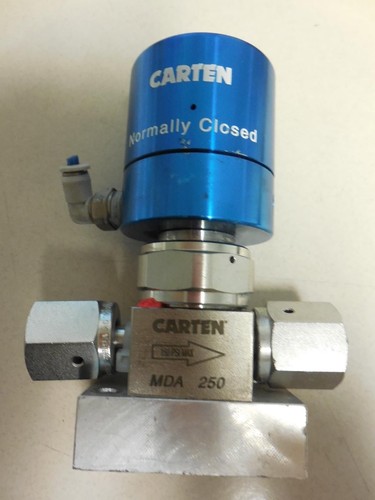 Carten Pneumatic Diaphram Valve MDA 250 N.C. 60-80 psi USED NICE R5 | eBay