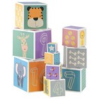 Baby Nesting & Stacking Cubes Blocks Set with Numbers, Animals, Shapes ...
