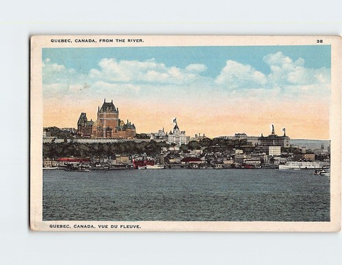 Postcard Quebec City From The River Quebec City Canada | eBay