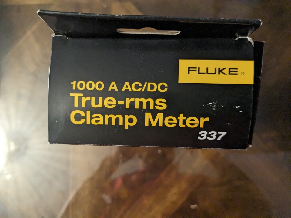 FLUKE 337 TRUE RMS AC/DC ELECTRICAL CLAMP METER FACTORY NEW IN ORIGINAL ...