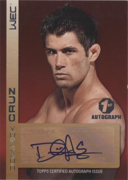 2011 Topps UFC Title Shot - Fighter Autographs Dominick Cruz #FA-DC (AU ...