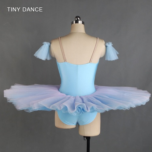 Pink/Blue Tutu Pre-Professional Ballet Dance Tutu Bodice V Neck ...