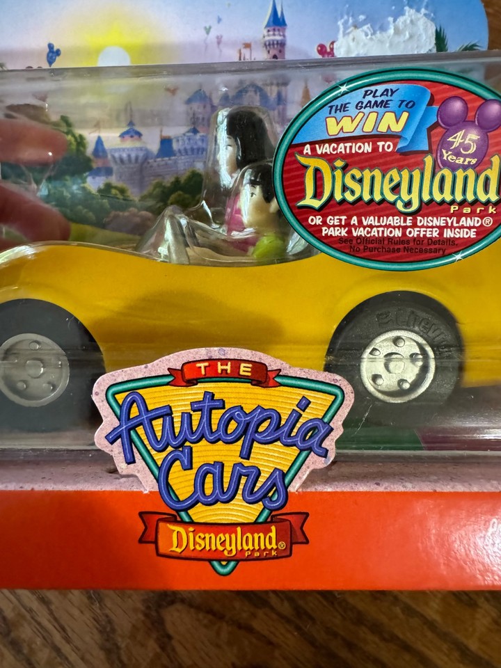 Lot of 2 Disneyland Autopia Chevron Cars 2000 New in Package – Vintage ...