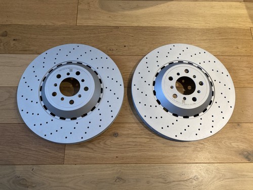 2x NEW DRILLED BRAKE DISCS FOR BMW M5 F10 M6 FRONT PAIR 400mm ...