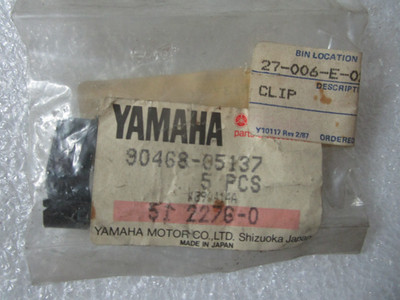 OEM NOS Yamaha 5 Pack Clip 90468-05137-00-00 | eBay