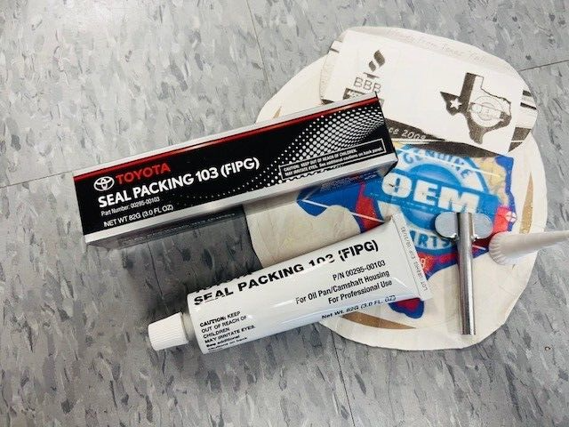 (6) Genuine Toyota Lexus Oil Pan Sealer FIPG Seal Packing 103 00295 ...