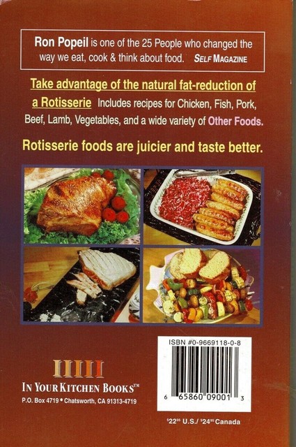 Ron Popeil Rotisserie & BBQ Recipe Collection Vtg Cookbook 1998 in Your ...