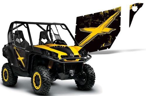 AMR Racing Can-Am Commander Door Decals Graphics for PRO ARMOR Doors ...