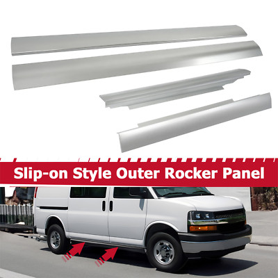 1996-2014 Chevy Express GMC Savana Rocker Panel Set of Left & Right ...