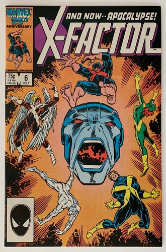 X-Factor #6 Marvel Comics 1986 1st full appearance of Apocalypse | eBay