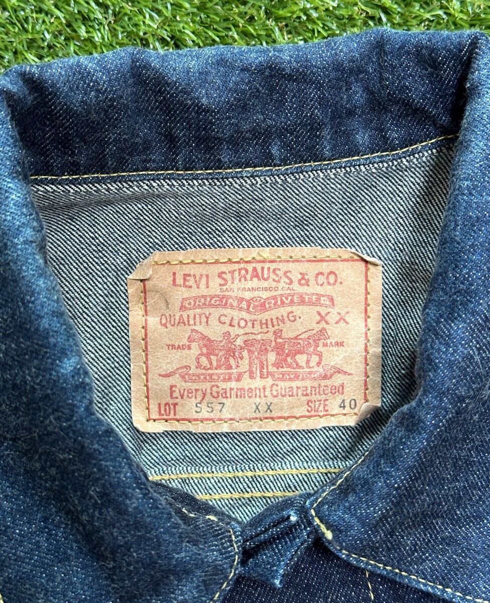 60s Vintage Levis Early Type 3 Denim Jacket Big E Trucker 60s Vintage Levis Early Type 3 Denim Jacket Big E Trucker