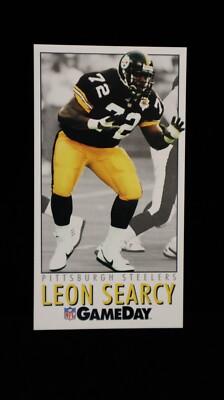 1992 Leon Searcy RC Pittsburgh Steelers GameDay Card #294 | eBay
