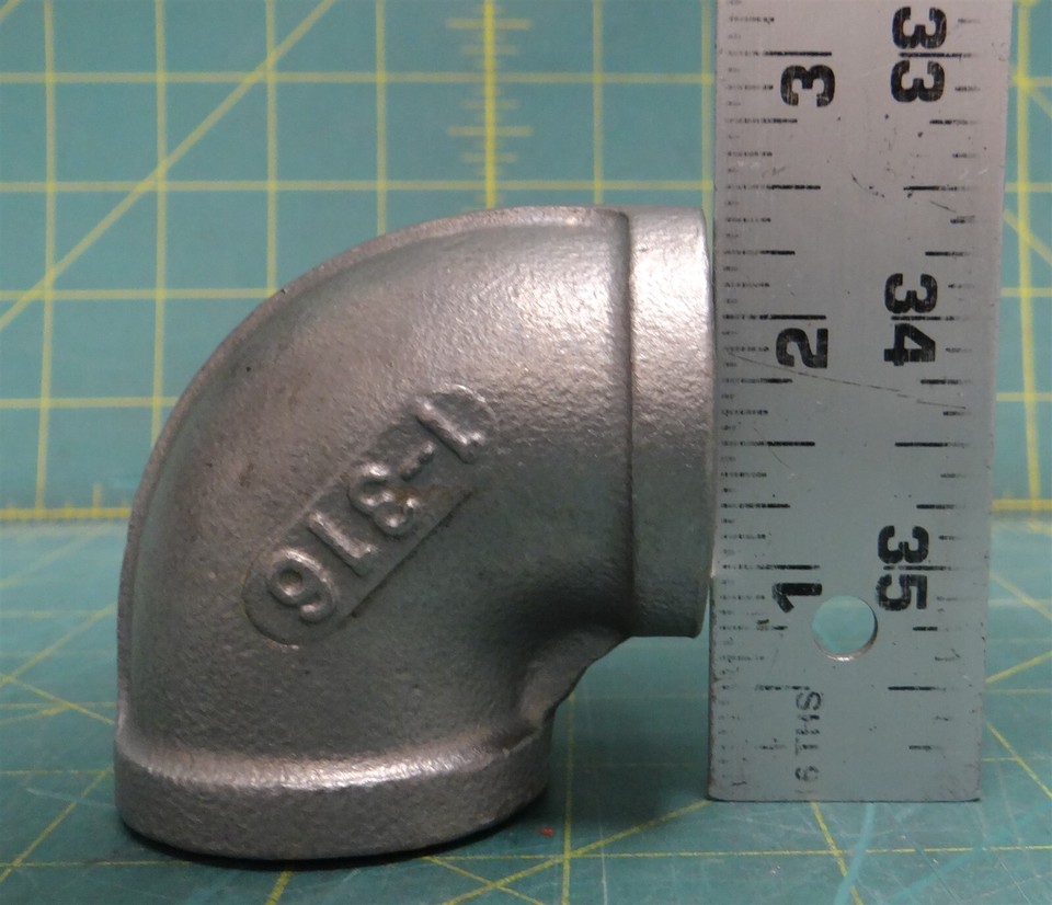 316 Stainless Steel 1" Pipe Elbow Female Threads CAPP-150 | eBay