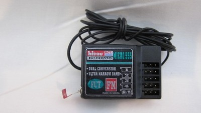 Hitec Micro 555 Dual Conversion Ultra Narrow Band 5 Channel FM 72 MHz ...