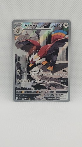 Pokémon SV: Black Bolt Braviary Illustration Rare 155/086 | eBay