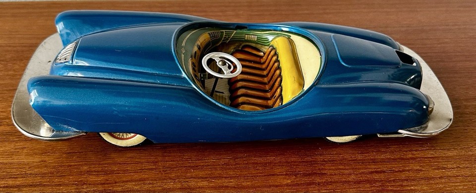 LineMar Space Age Streamline Futuristic Friction Concept Car 12” | eBay