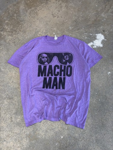 Vintage 2000s Macho Man Purple Tee (XL) | eBay