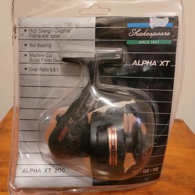 Shakespeare AlphaXT 200 80-02-02 Spinning Reel-Vintage New/Old Stock ...