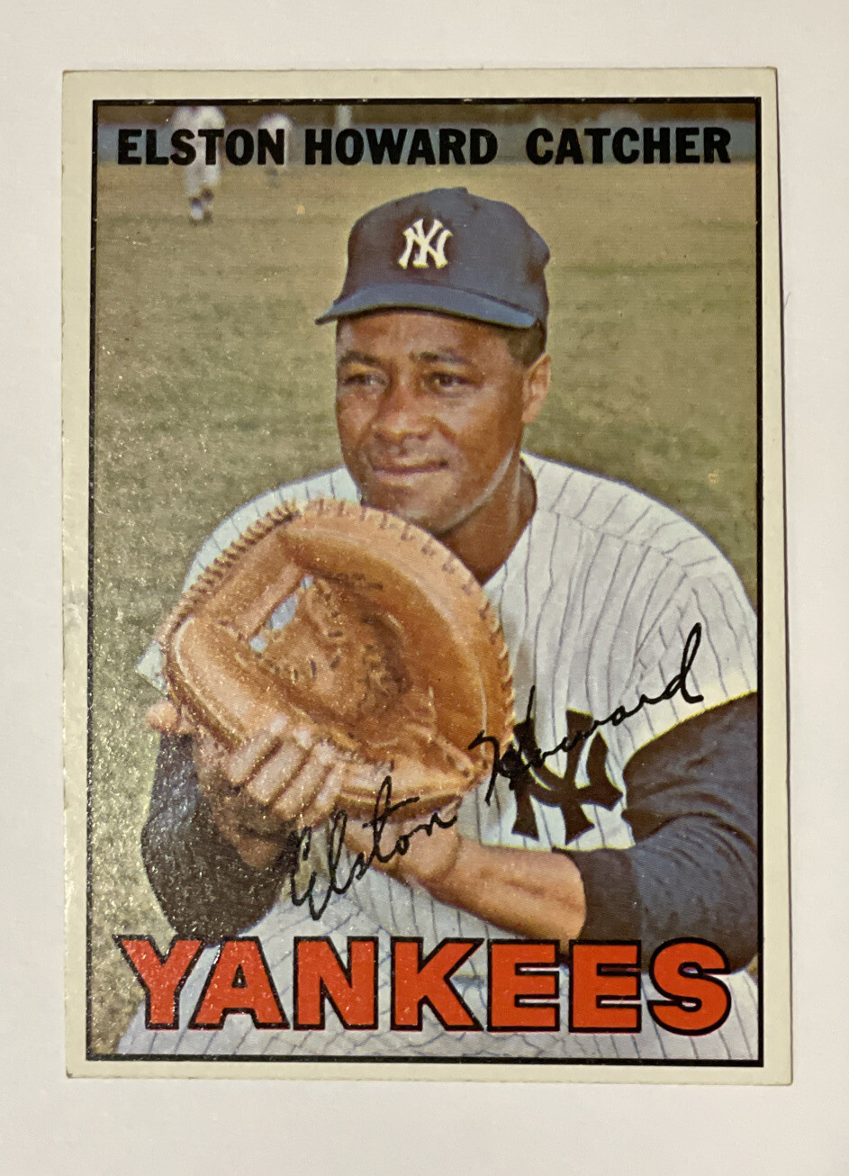 1967 Topps Elston Howard Card #25 New York Yankees MVP | eBay
