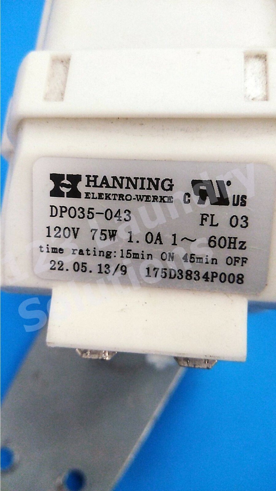 Washer Drain Pump 120V/60Hz for Whirlpool P/N: WH23X10043 175D3834P008 ...