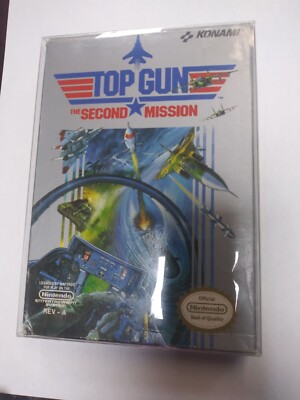 NINTENDO TOP GUN THE SECOND MISSION VIDEO GAME KONAMI JC | eBay