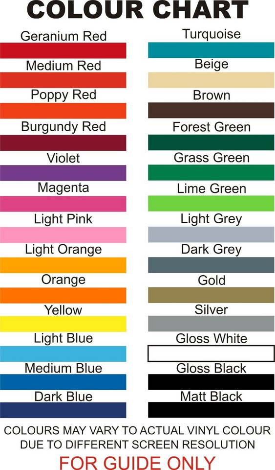 AUTOTRAIL MOTORHOME STICKERS DECALS GRAPHICS CHOICE OF SIZE & COLOURS ...