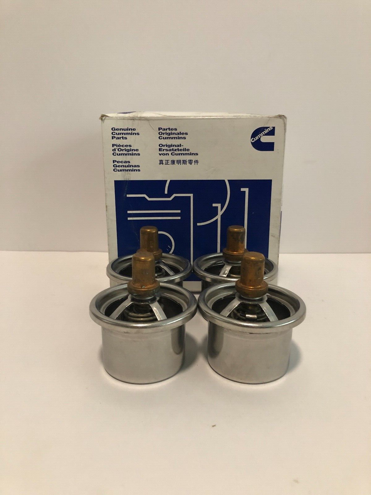 New OEM Cummins 3076489 THERMOSTAT 180 F one box 4 quantity In it. | eBay