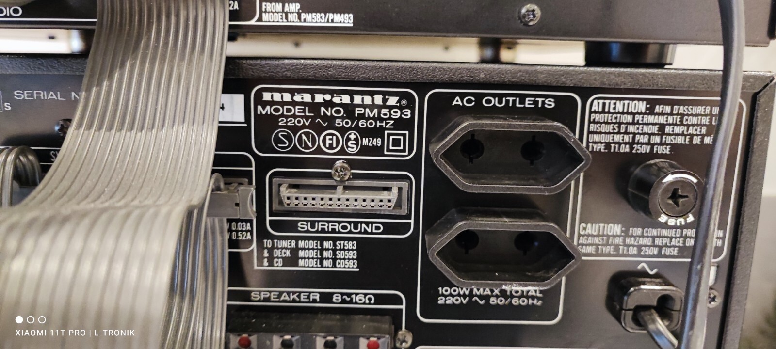 Marantz Hifi Anlage Pm 593, Cd 593, St 583 Defekt | eBay.de