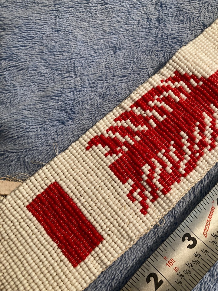 VINTAGE ORDER OF THE ARROW VIGIL SASH BEADED WWW O/A BSA AWARD READ ...