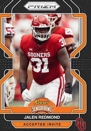 2023 SENIOR BOWL OKLAHOMA SOONERS JALEN REDMOND CAROLINA PANTHERS ...