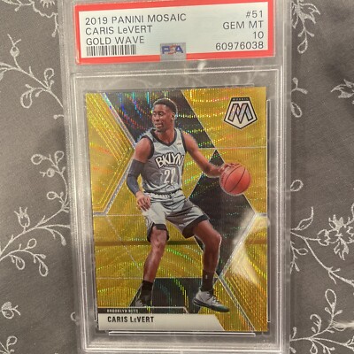 Cartis Levert PSA 10 2019 Panini Mosaic Gold Wave #51 | eBay