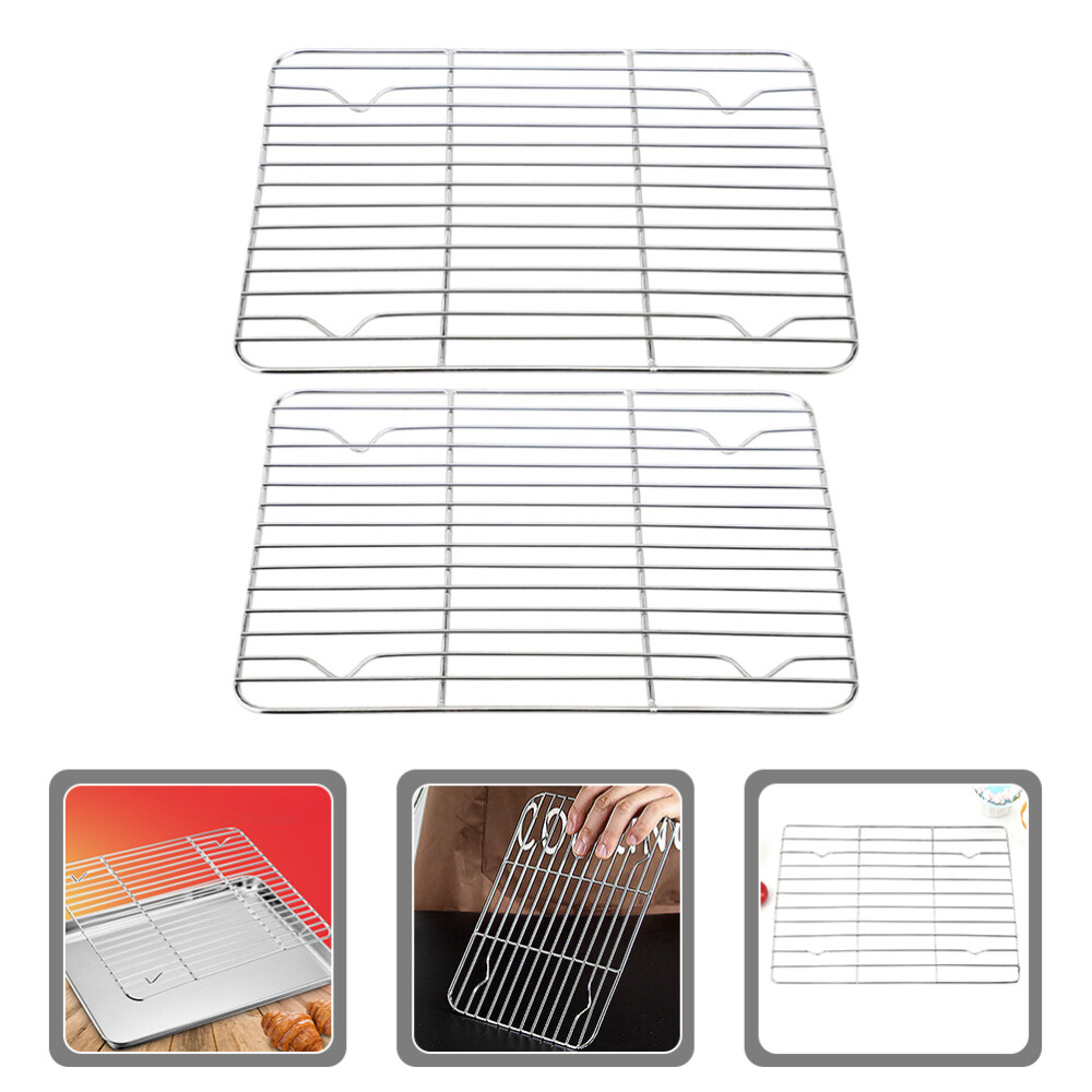 Stainless Steel Grill Bacon up Oven Tray Cookie Cooling Racks for ...