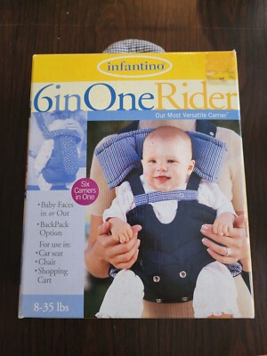 Infantino 6 In 1 Rider Baby Carrier Shopping Cart/chair/carrier ...