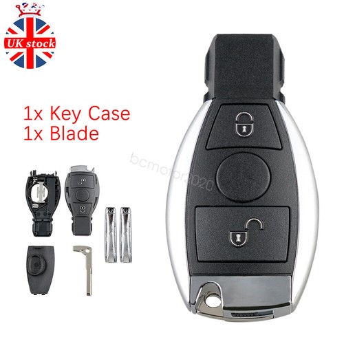 FOR MERCEDES BENZ A B C E S Class BGA 2 BUTTON SMART KEY FOB REMOTE ...