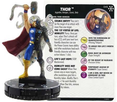 Thor #045 Avengers Infinity Marvel Heroclix NM Marvel: Avengers ...