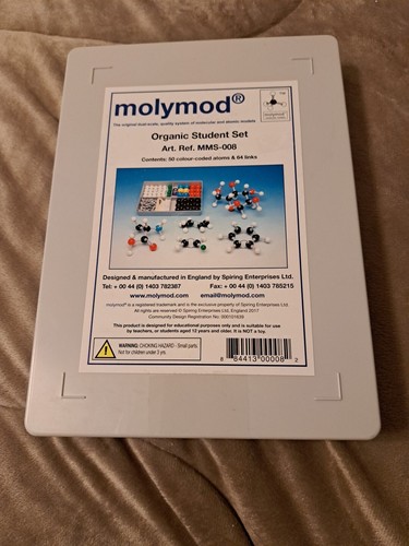 Molymod Organic Student Set MMS-008 Molecular & Atomic Modeling Kit Chemistry | eBay