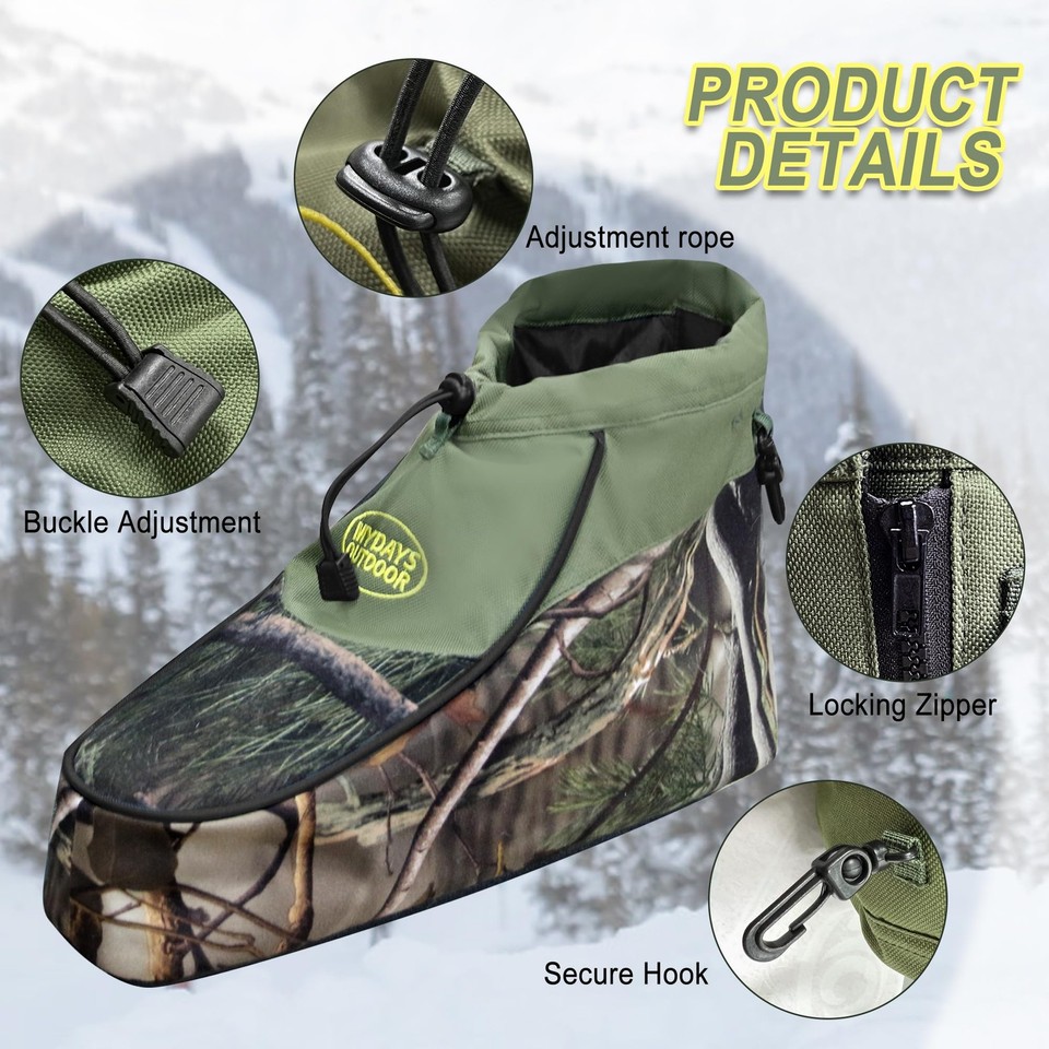 Insulated Boot Covers,Lightweight Boot Insulator for Hunting,Durable ...