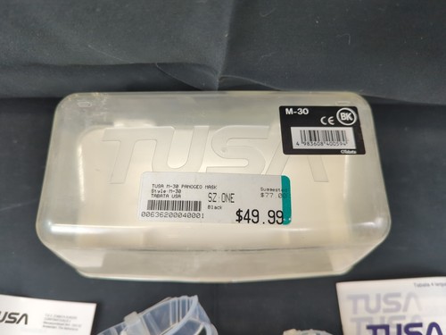 TUSA Panogeo scuba Clear M-30 TABATA Snorkel mask Made In Taiwan With ...