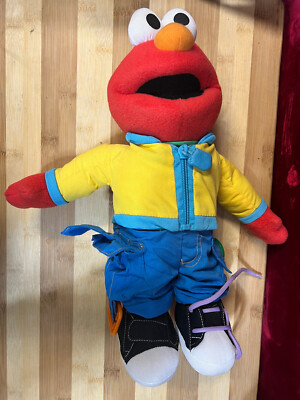 Dress Me Up ELMO Talking 15" Plush Doll 2005 Fisher-Price Sesame Street ...