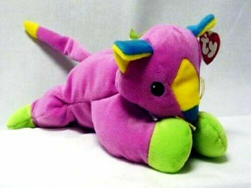 1998 Ty Meow Cat Beanie Babies The Pillow Pals Collection Plush Baby ...