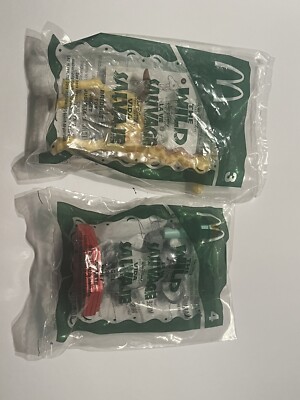 Bridget The Giraffe And Nigel The Wild Movie McDonald's Happy Meal toys ...