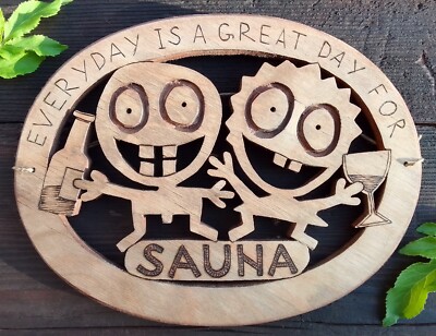 Sauna sign, Funny sauna sign, Sauna accessories, Funny door sign for a ...