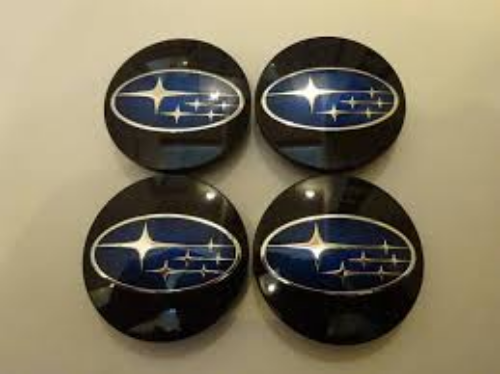 Genuine Subaru OEM Center Hub Cap Black / Blue / Chrome 57mm 28821VA000 ...