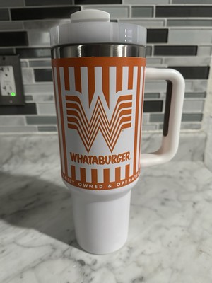 Whataburger 40 oz White Tumbler Lid Straw & White Handle Limited ...