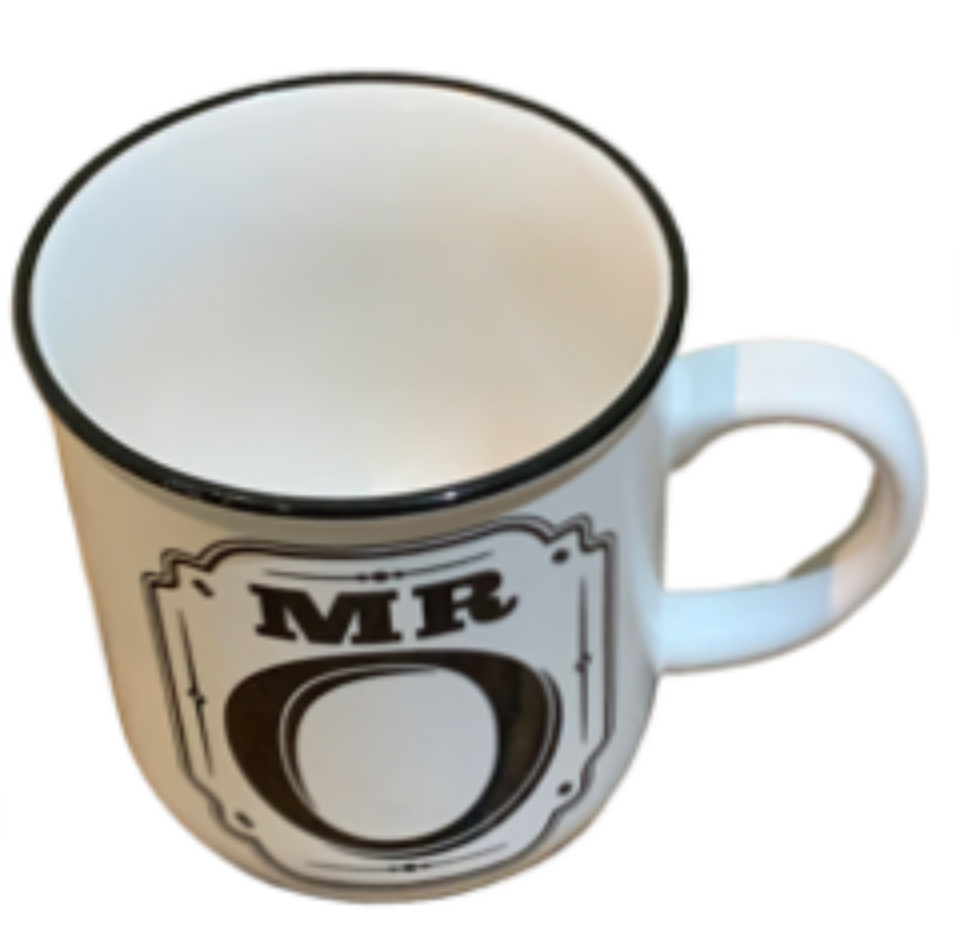 Alphabet Mug Mr / Mrs / Miss Men's Women's Gift Mug Birthday ...