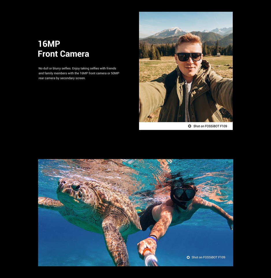 FOSSIBOT F109 5G Rugged Smartphone Unlocked Android 14.0 24GB+256GB/2TB ...