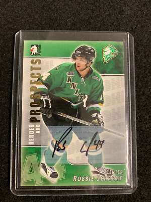 2004-05 In The Game Hockey Heroes & Prospects Robbie Schremp Ice Dogs ...