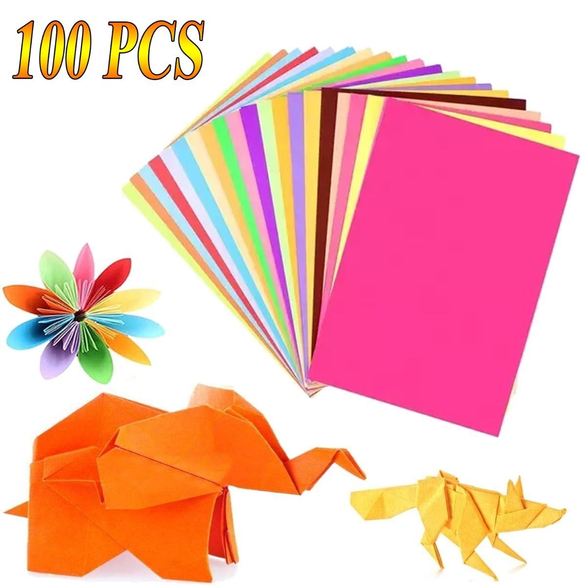 10PcsArt &Craft paper A4 Size Double Side Color Sheet For School ...